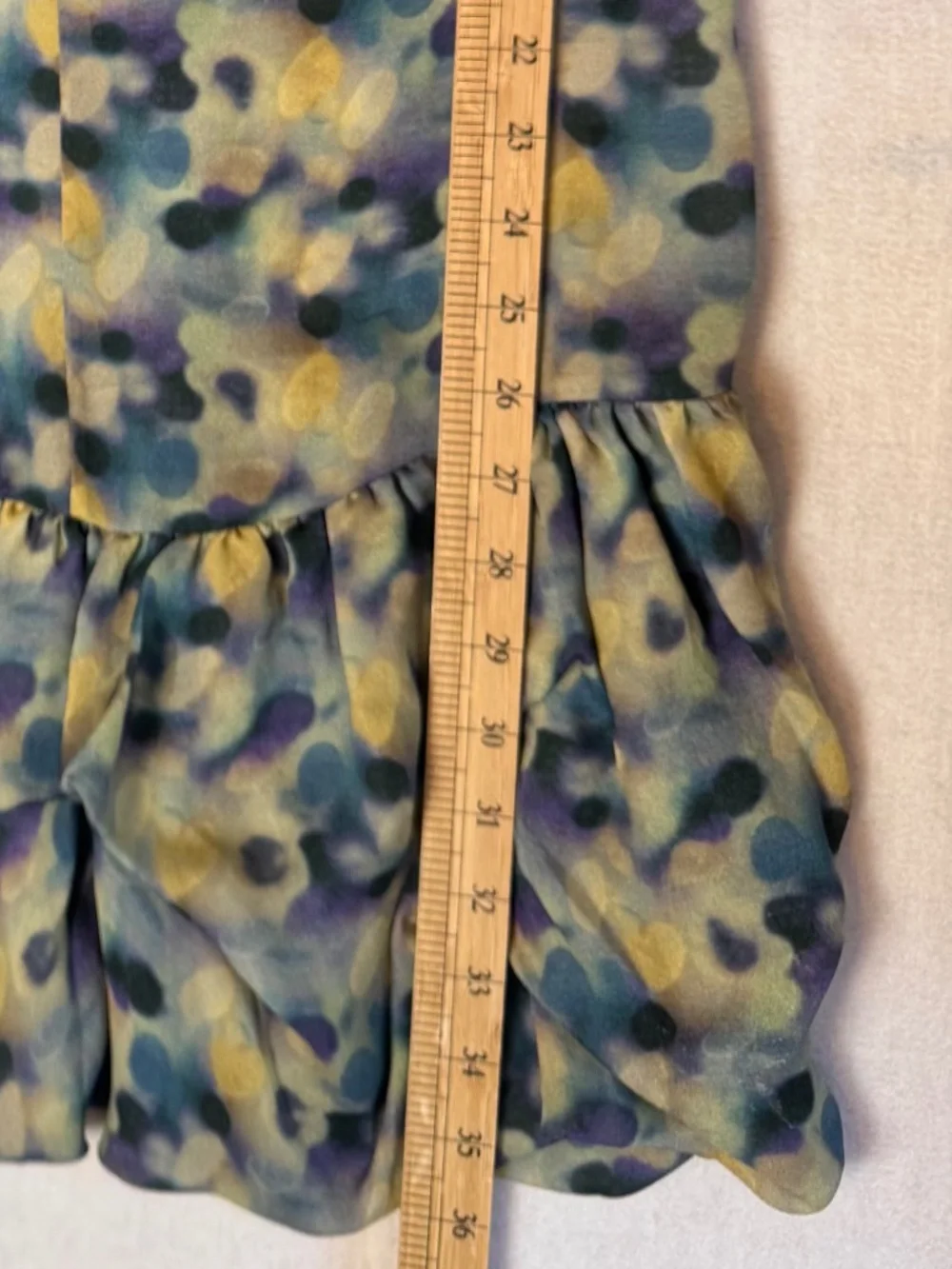 Richard Chai | Dresses | Designer Boho Chic Silk Bubble Hem Multicolor ...
